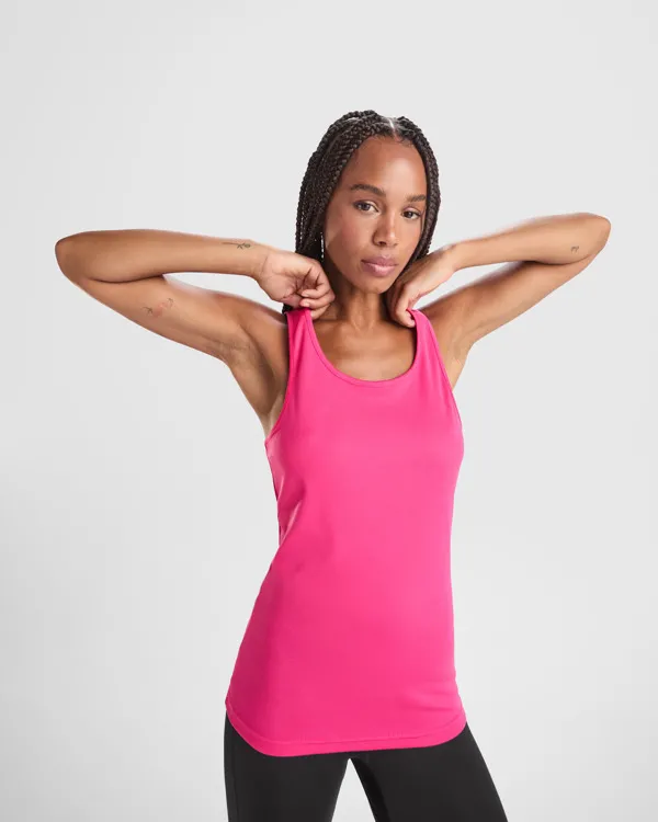 Camisetas tirantes tecnica mujer SHURA marca Roly | Tuskamisetas.com