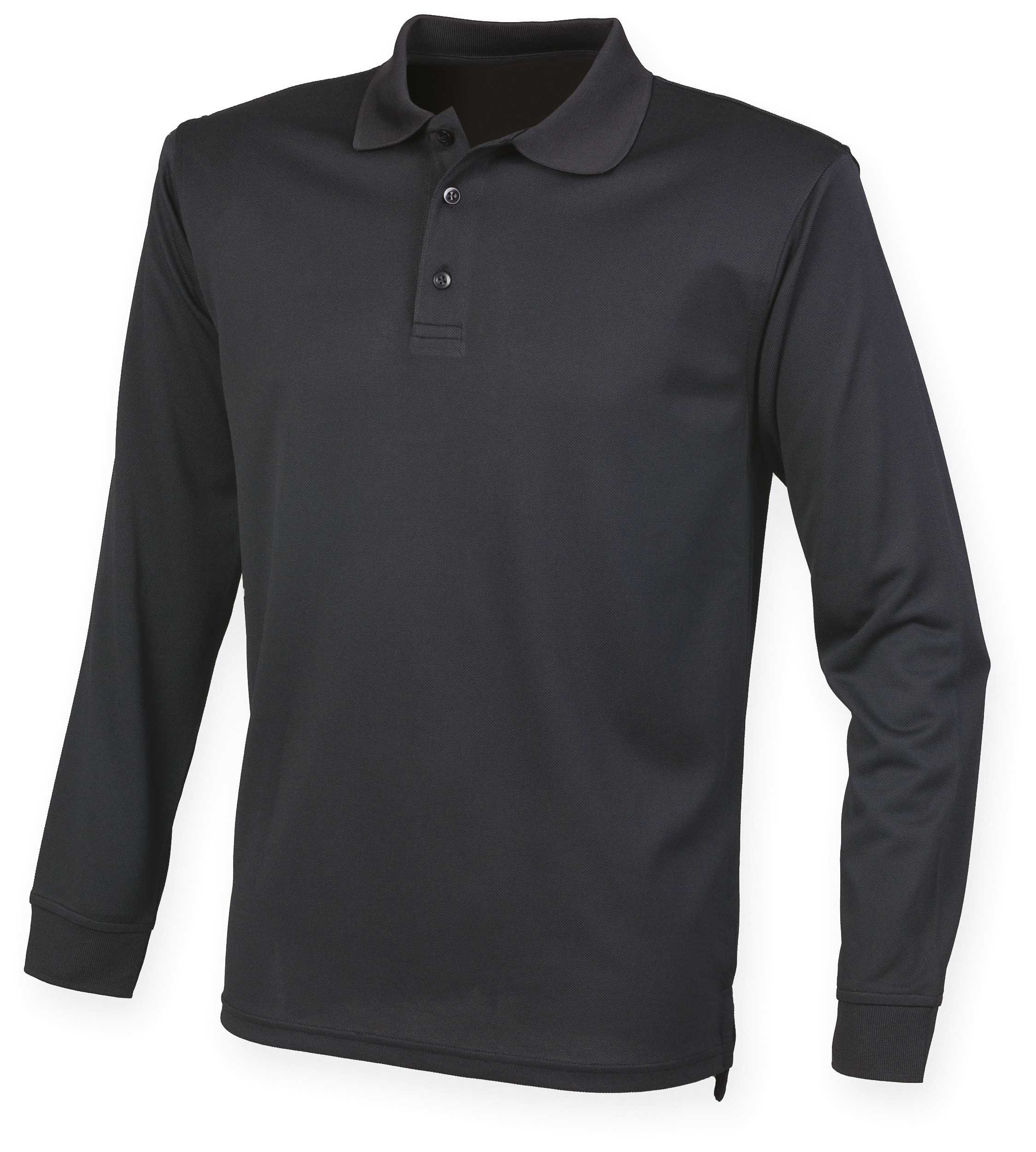 Polo Cool Plus® manga larga unisex | Tuskamisetas.com